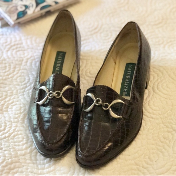 Naturalizer | Shoes | Naturalizer Brown Leather Loafers | Poshmark